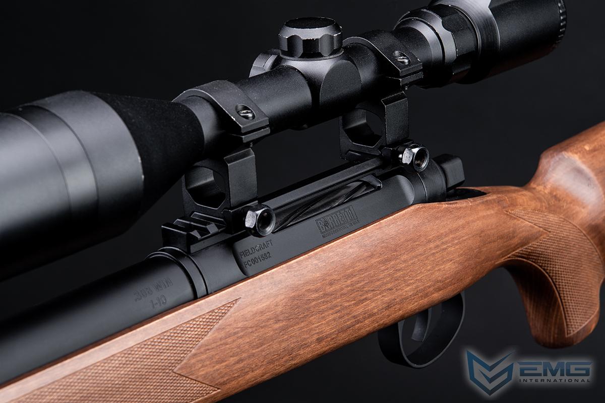 EMG Barrett Fieldcraft Airsoft Precision Bolt-Action Sniper Rifle with ...