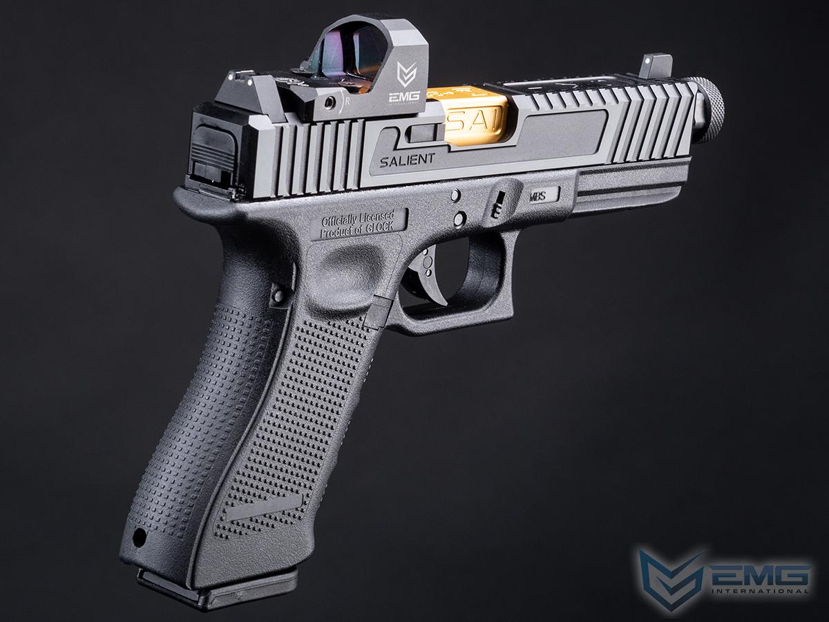 Elite Force Fully Licensed GLOCK 17 Gen.4 w/ EMG SAI Tier 2 Slide w/ RMR Cut (Model: Green Gas ...