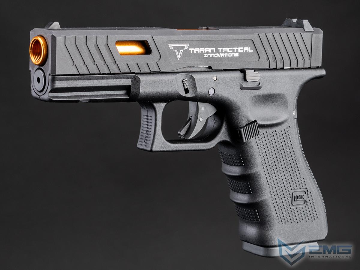 Evike Custom Licensed GLOCK 17 Gen 4 CO2 Gas Blowback Airsoft Pistol by KWC w/ EMG TTI CNC ...