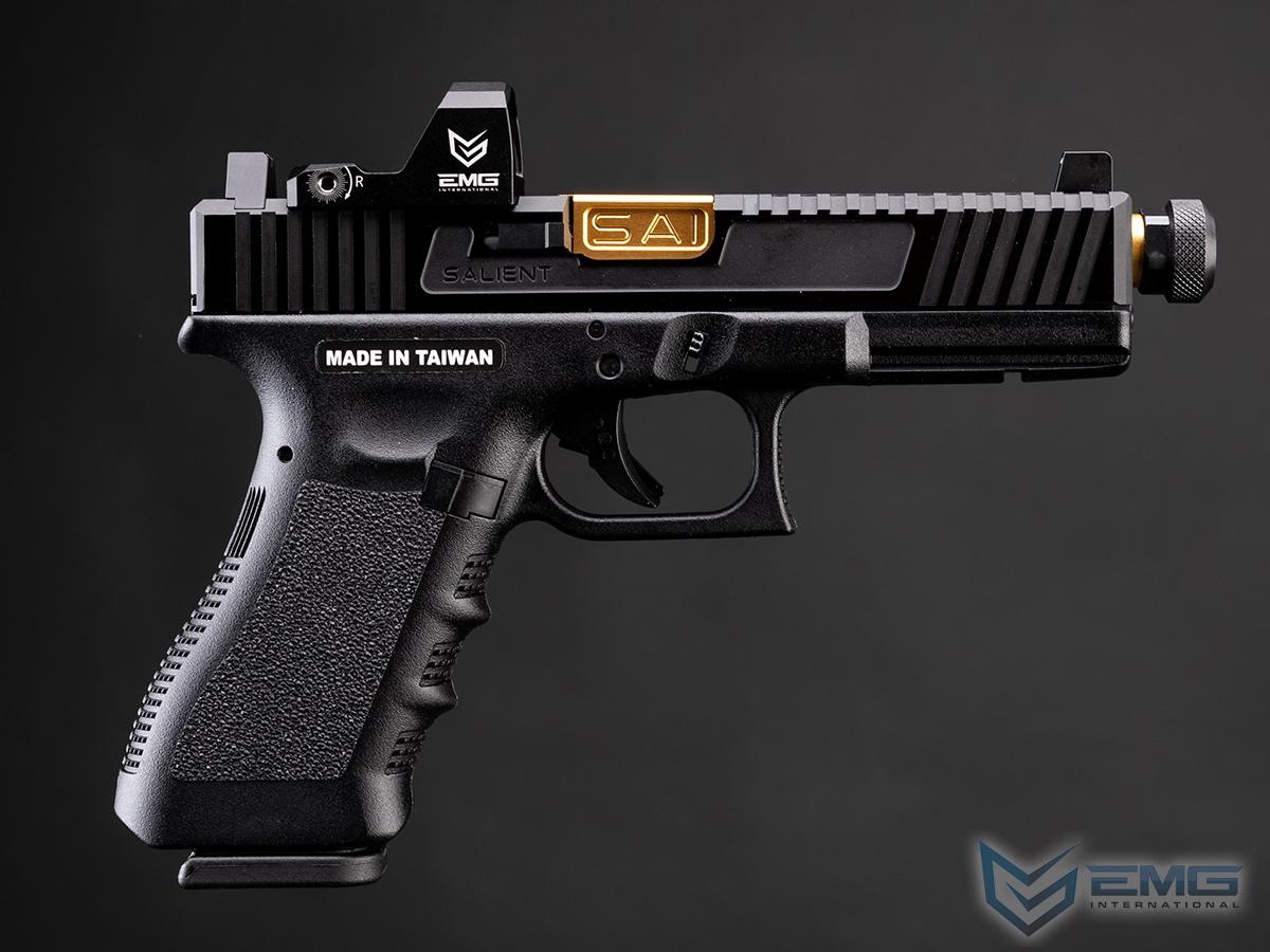 EMG Custom Licensed GLOCK 17 Gen.3 Gas Blowback Airsoft Pistol w/ CNC ...