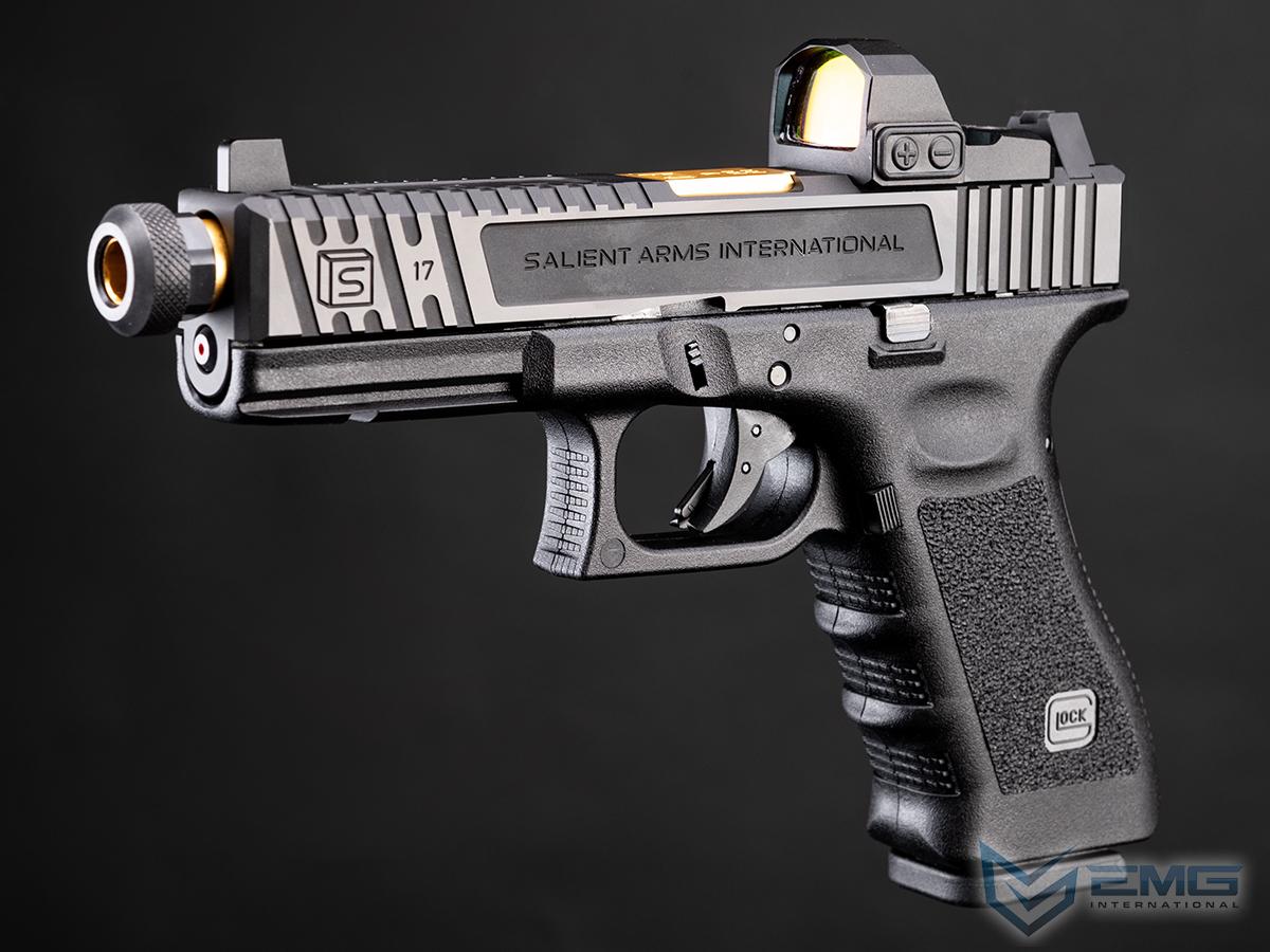 EMG Custom Licensed GLOCK 17 Gen.3 Gas Blowback Airsoft Pistol w/ CNC ...