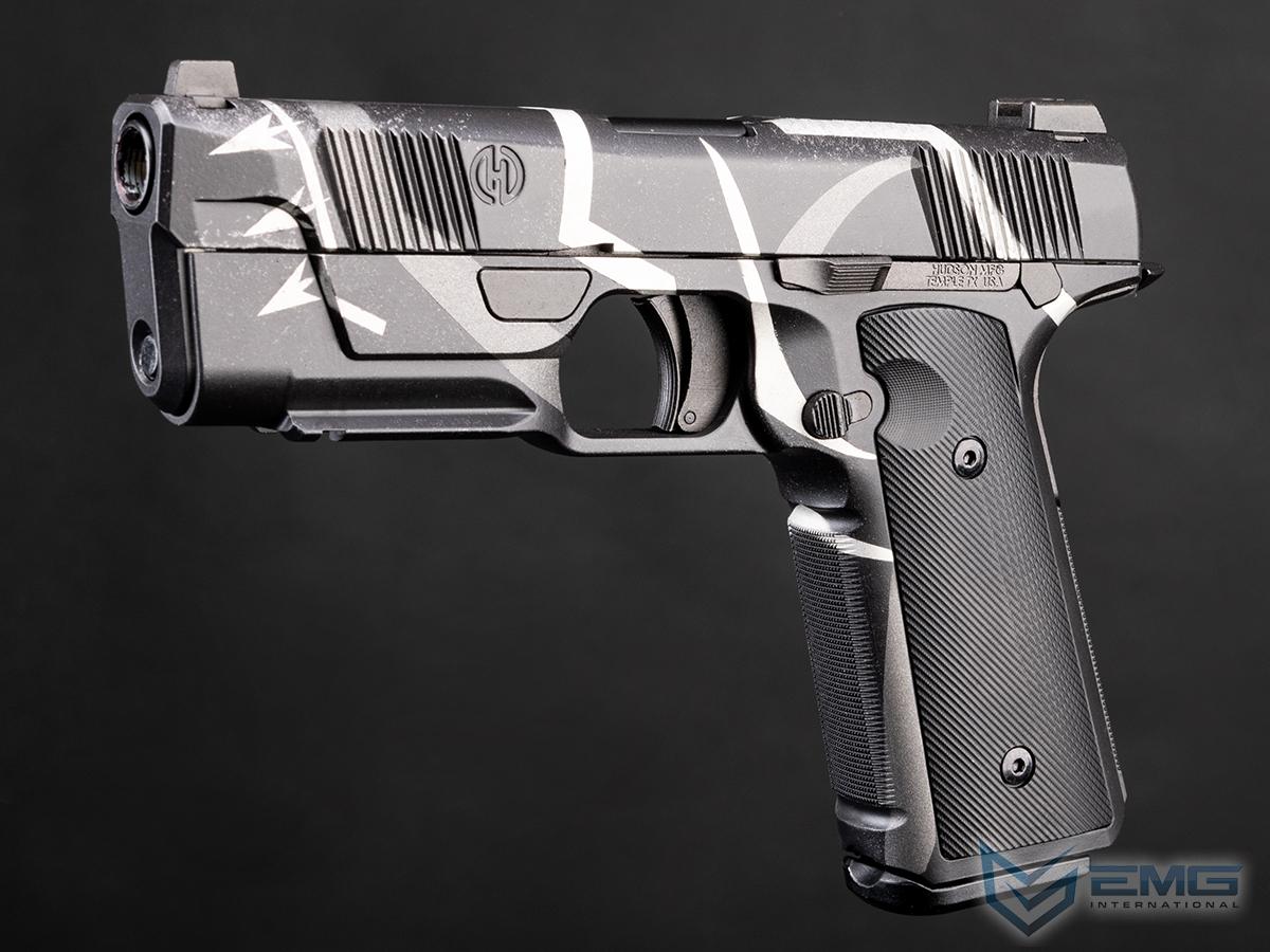 EMG / Hudson H9 Gas Blowback Airsoft Parallel Training Pistol w/ Custom ...