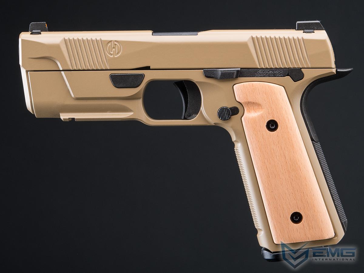 EMG / Hudson H9 Gas Blowback Airsoft Parallel Training Weapon w/ Real ...