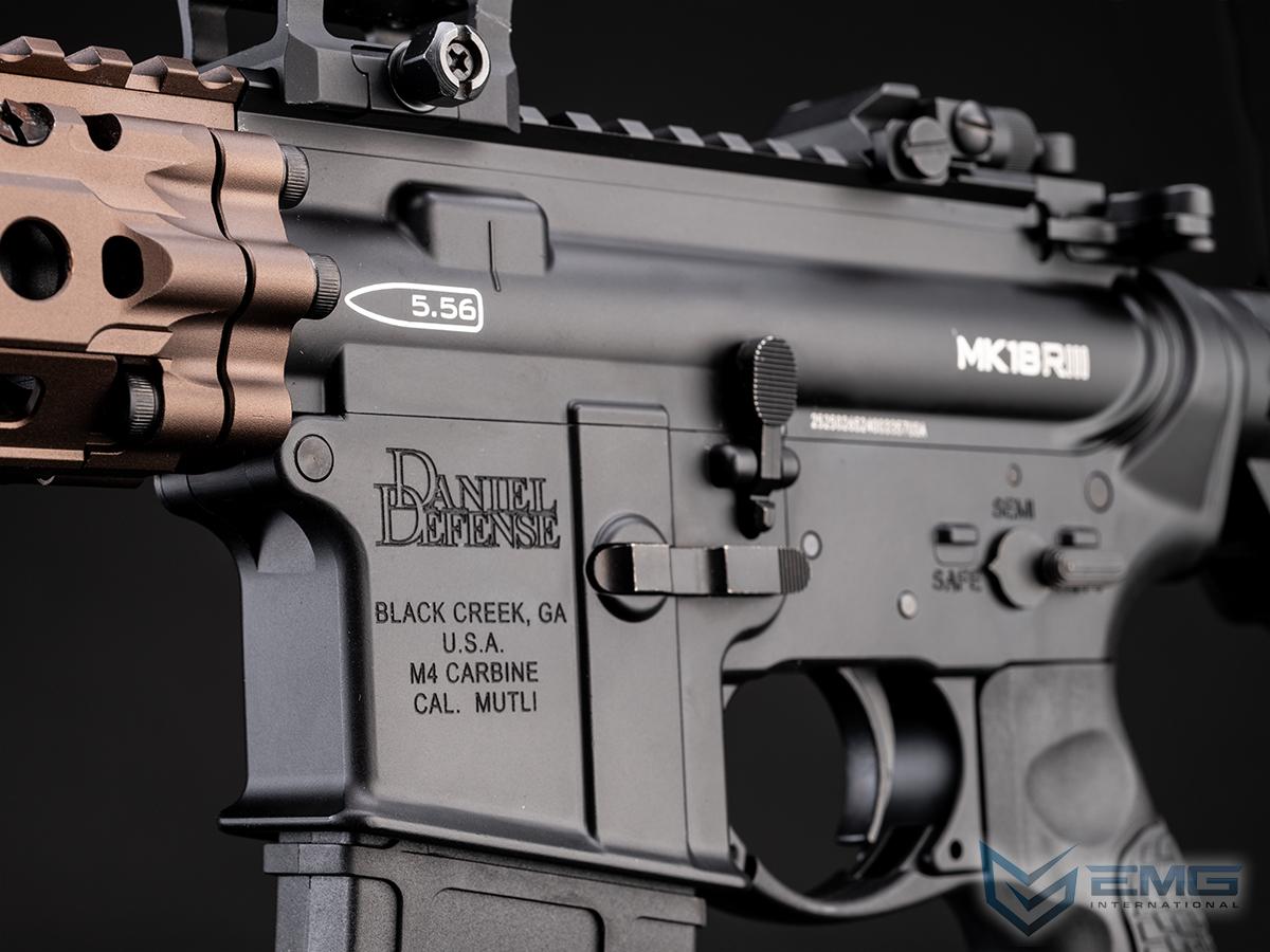 EMG Helios Daniel Defense Licensed MK18 RIII Gas Blowback Airsoft Rifle ...