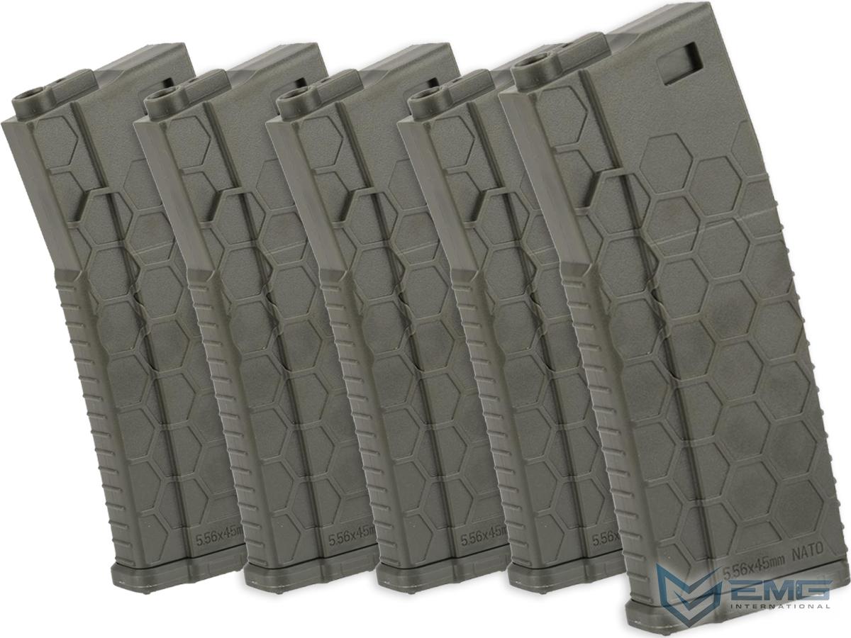 EMG Helios Hexmag ECO Airsoft 120rds ABS Mid-Cap Magazine for M4 / M16 ...