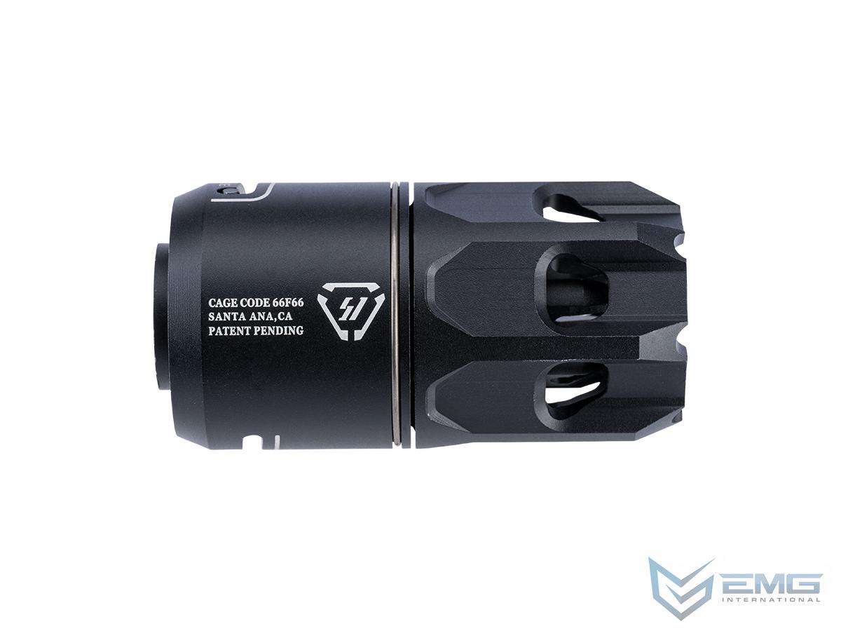 EMG Helios Strike Industries Licensed OPPRESSOR QD Blast Shield (Model: w/ King Comp Muzzle ...