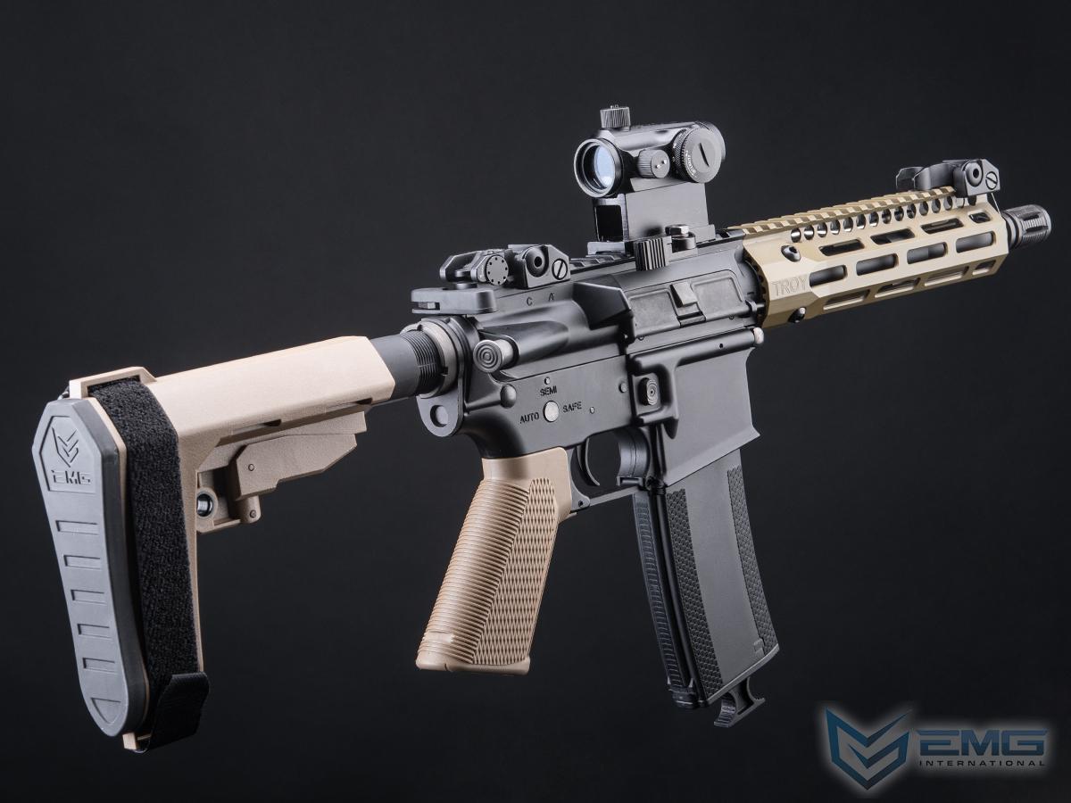 EMG Troy Industries Licensed SOCC M4 Carbine M-LOK AEG Rifle (Model: 7. ...