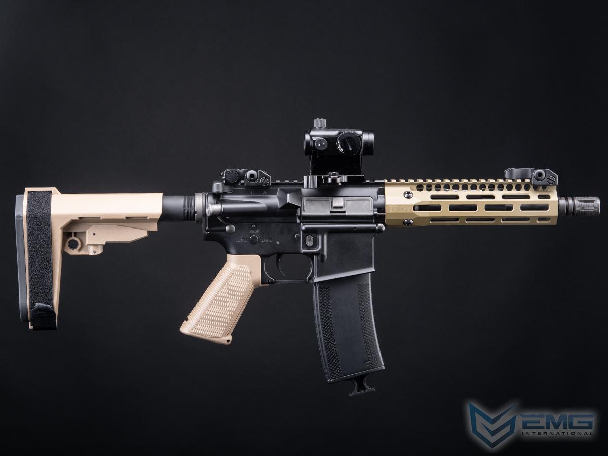 EMG Troy Industries Licensed SOCC M4 Carbine M-LOK AEG Rifle (Model: 7. ...