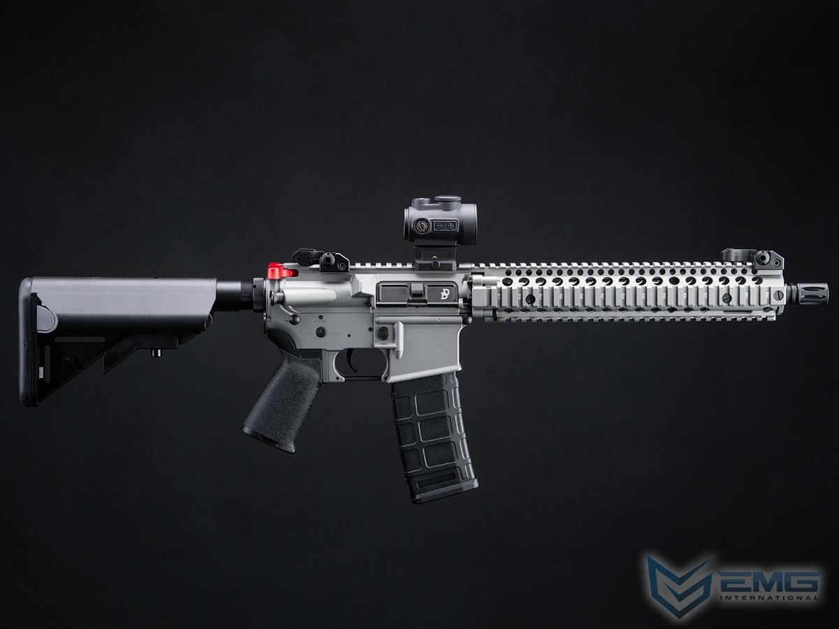 EMG Daniel Defense Licensed DDM4 Airsoft AEG Rifle w/ CYMA Platinum QBS ...