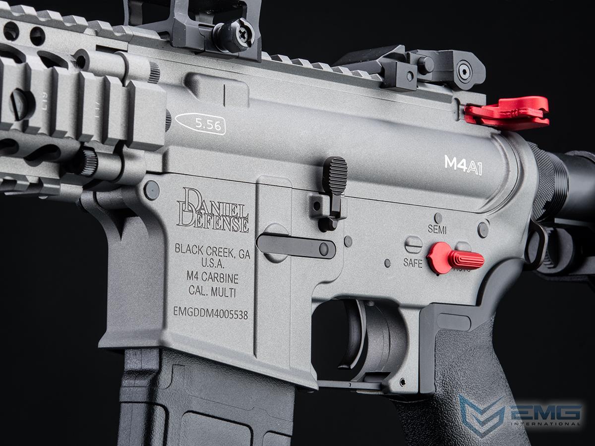 EMG Daniel Defense Licensed DDM4 Airsoft AEG Rifle w/ CYMA Platinum QBS ...