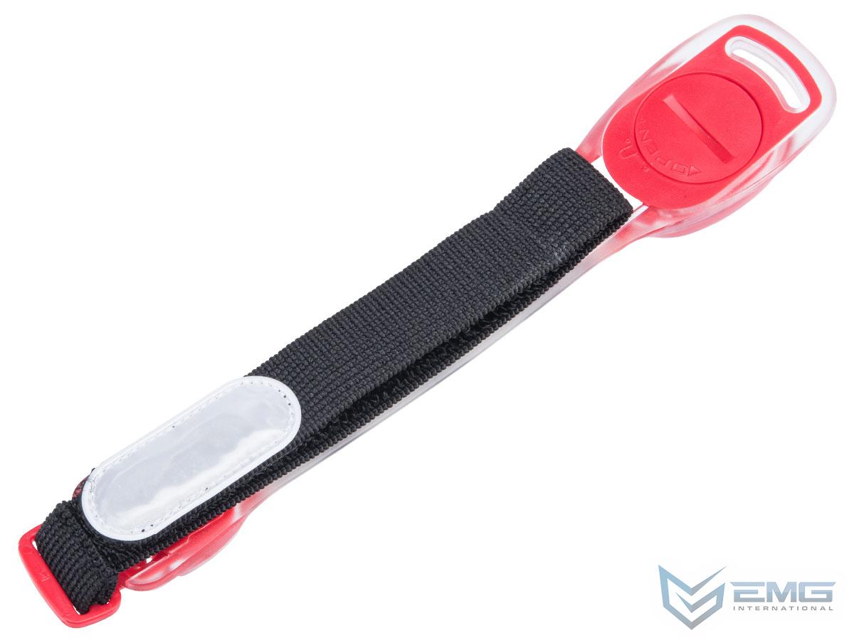 EMG Airsoft Nation Arm Band IFF LED Markers (Model: Red), Tactical Gear ...