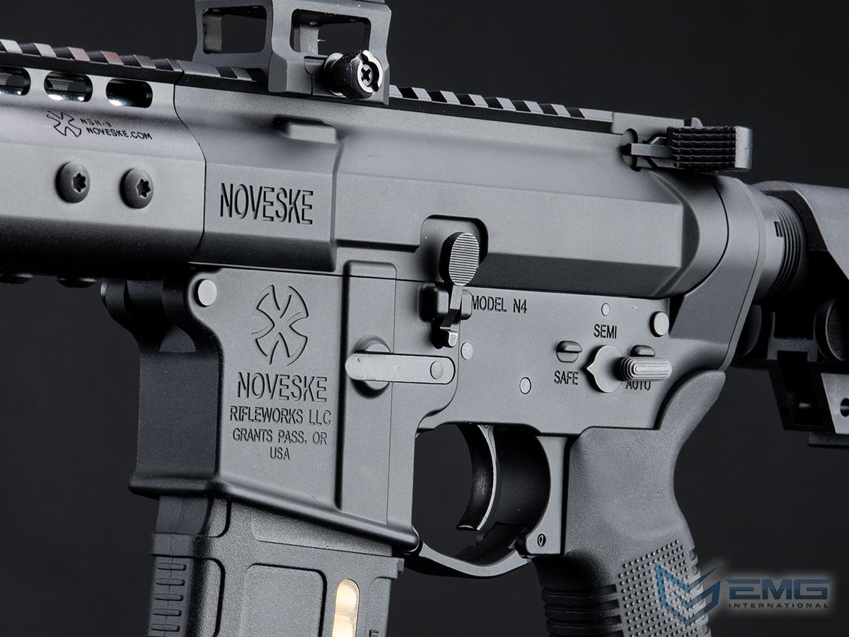 EMG Helios Noveske Licensed N4 MWS Gen 3 Gas Blowback M4 by Double Eagle (Color: Black), Airsoft ...