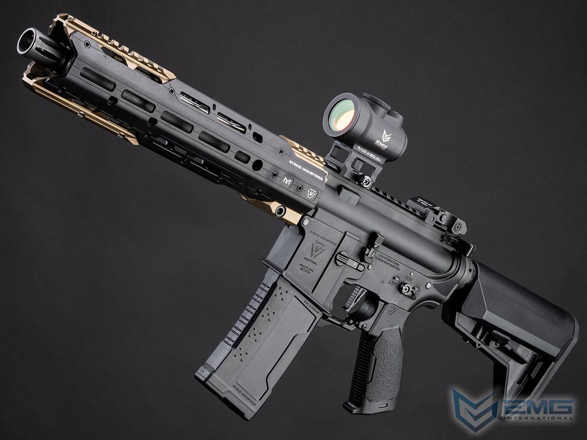 EMG Custom Built Strike Industries Licensed "Sentinel" AR-15 Airsoft AEG Rifle w/ GRIDLOK ...