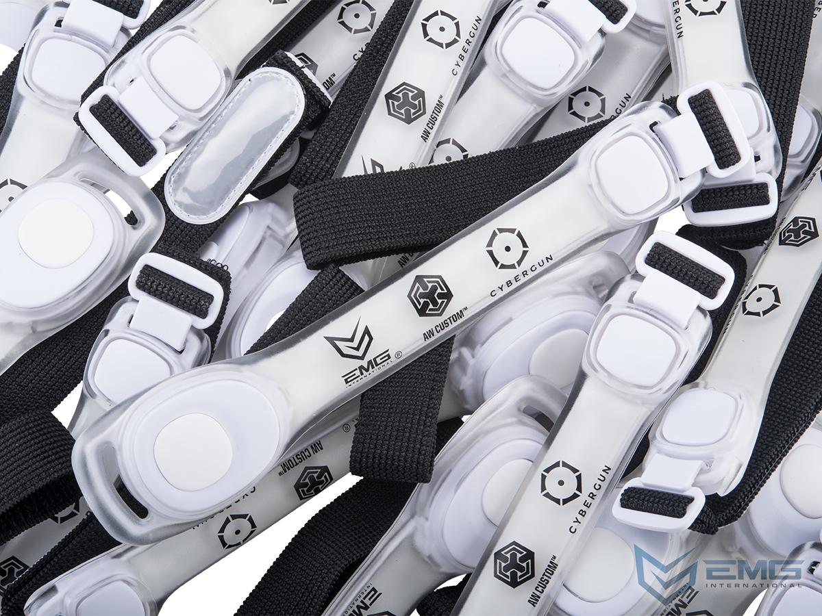 EMG Airsoft Nation Arm Band IFF LED Markers (Model: White / Pack of 100 ...
