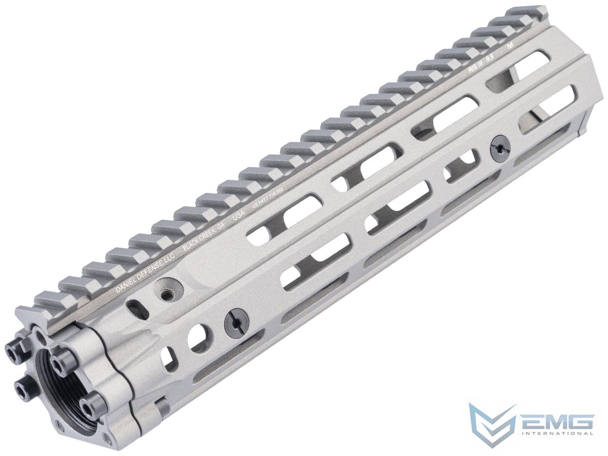 EMG Daniel Defense Licensed CNC Aluminum Free Float M-LOK RIS III Handguard for M4 Airsoft AEG ...