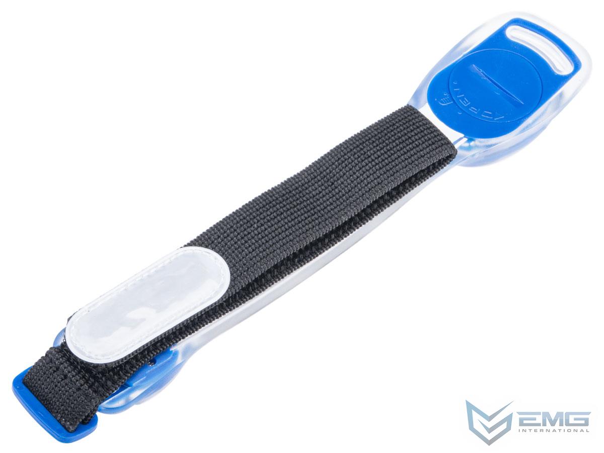 EMG Airsoft Nation Arm Band IFF LED Markers (Model: Blue), Tactical ...