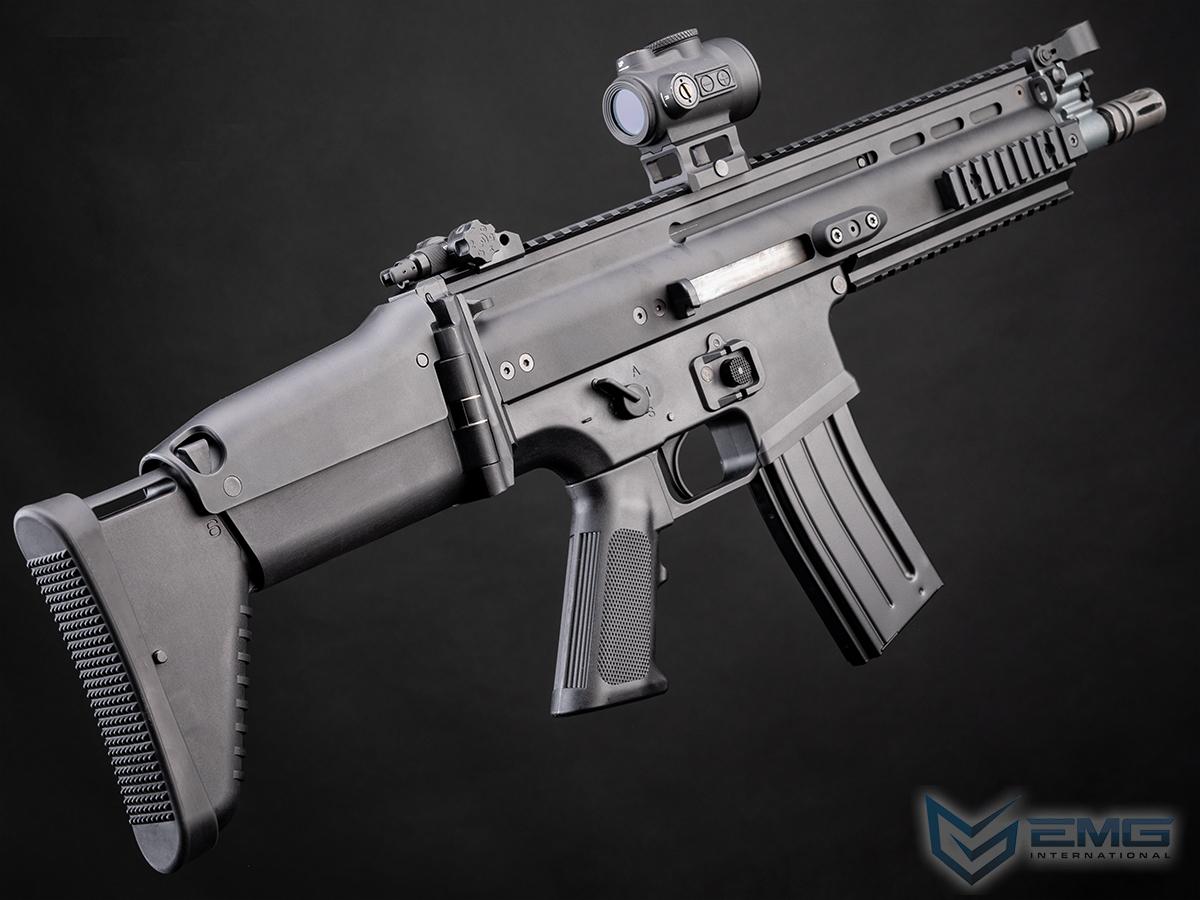 EMG FN Herstal Licensed SCAR Light Airsoft AEG Rifle by VFC (Model: CQB ...