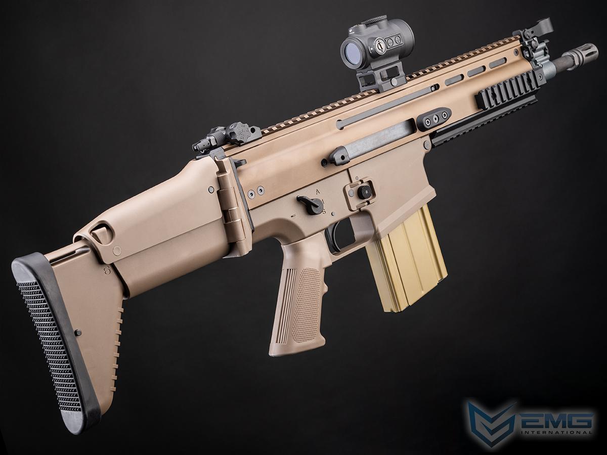 EMG FN Herstal Licensed SCAR Heavy Airsoft AEG Rifle by VFC (Model: CQC ...