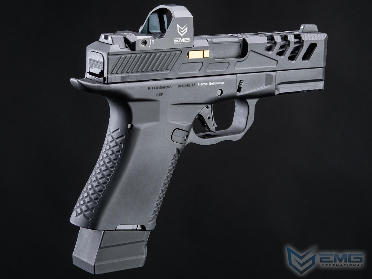EMG F-1 Firearms Licensed BSF-19 Optics Ready CO2 Powered 7~8mm Gel Ball Pistol (Color: Black ...