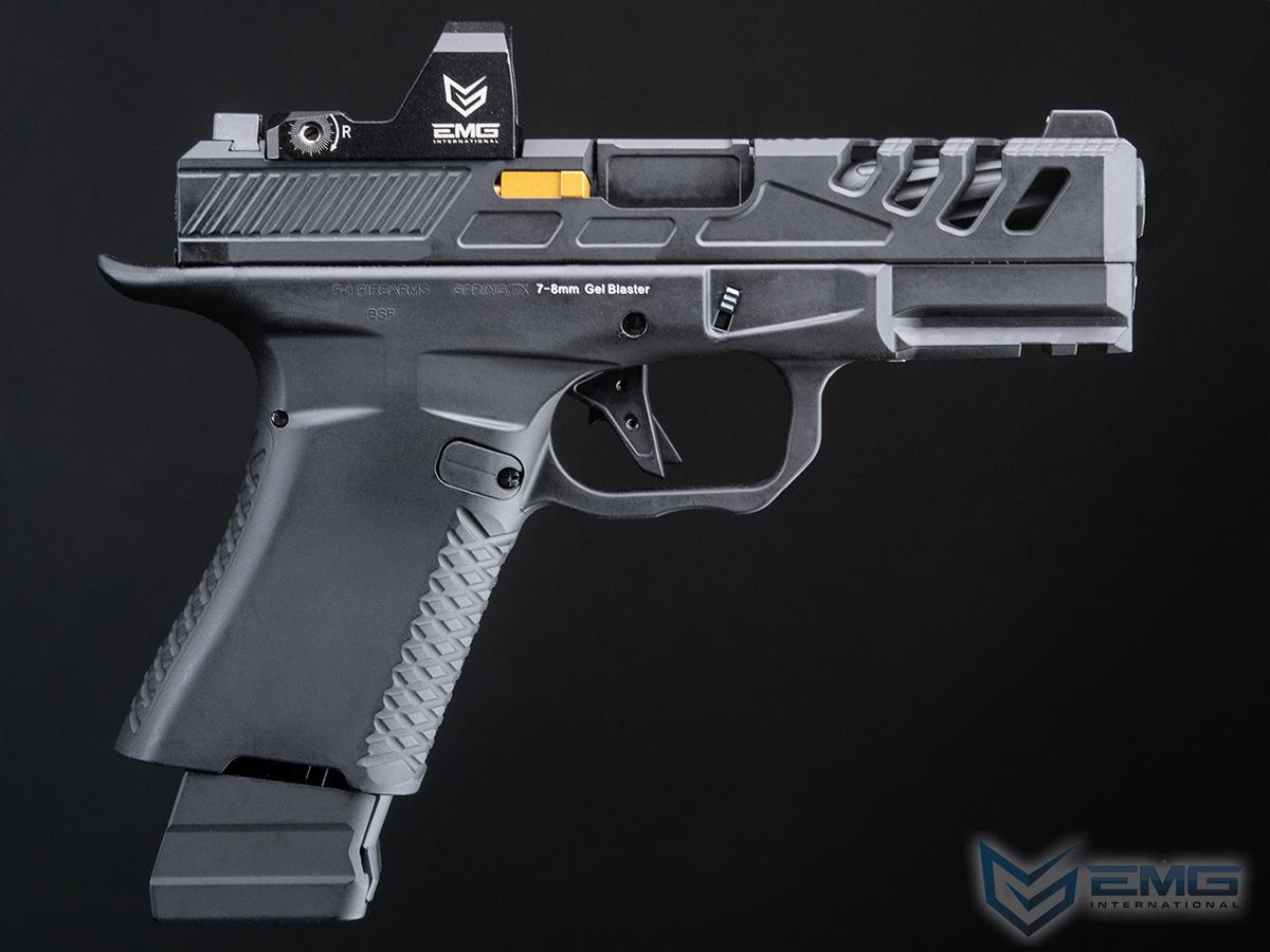 EMG F-1 Firearms Licensed BSF-19 Optics Ready CO2 Powered 7~8mm Gel Ball Pistol (Color: Black ...