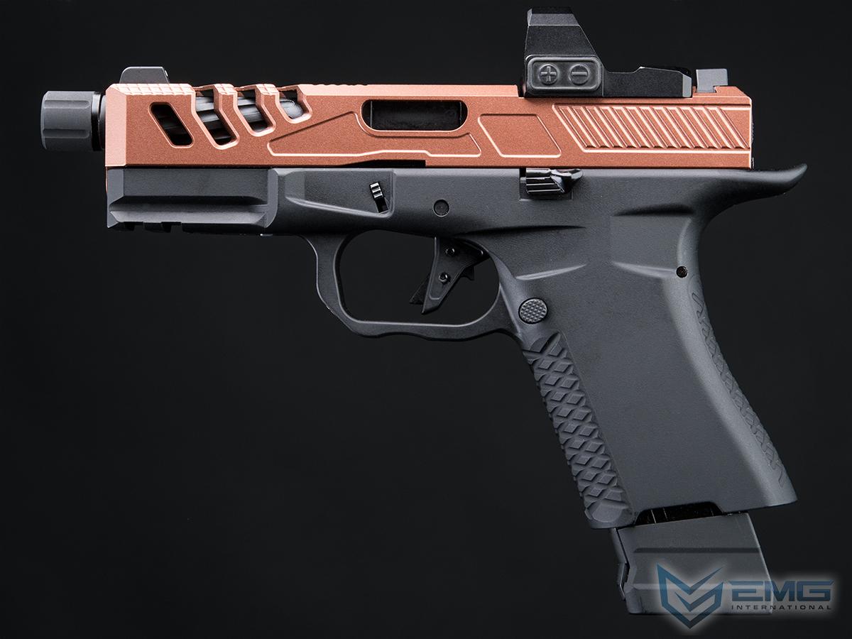 EMG F-1 Firearms Licensed BSF-19 Optics Ready CO2 Powered 7~8mm Gel Ball Pistol (Color: Black ...