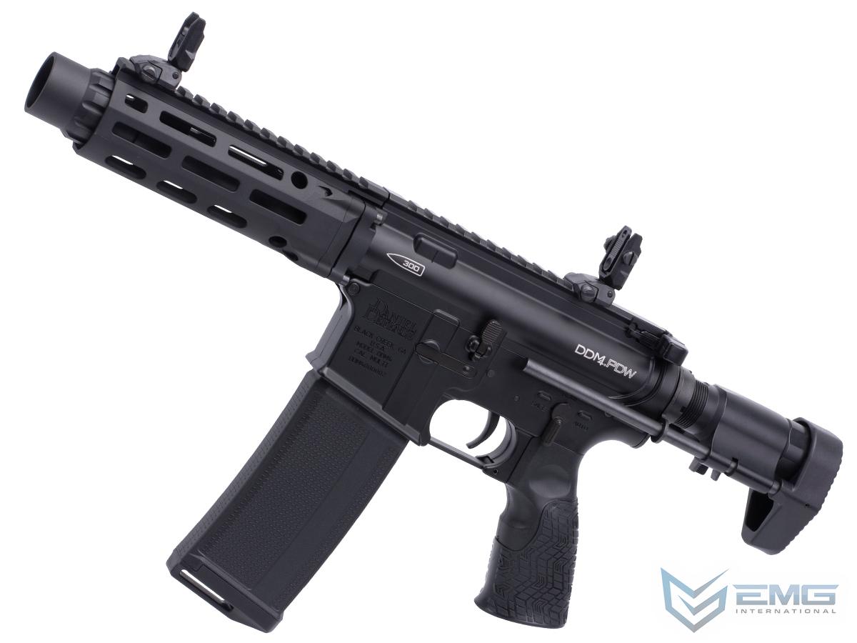 EMG Daniel Defense Licensed DDM4 PDW Airsoft AEG Rifle w/ CYMA Platinum ...