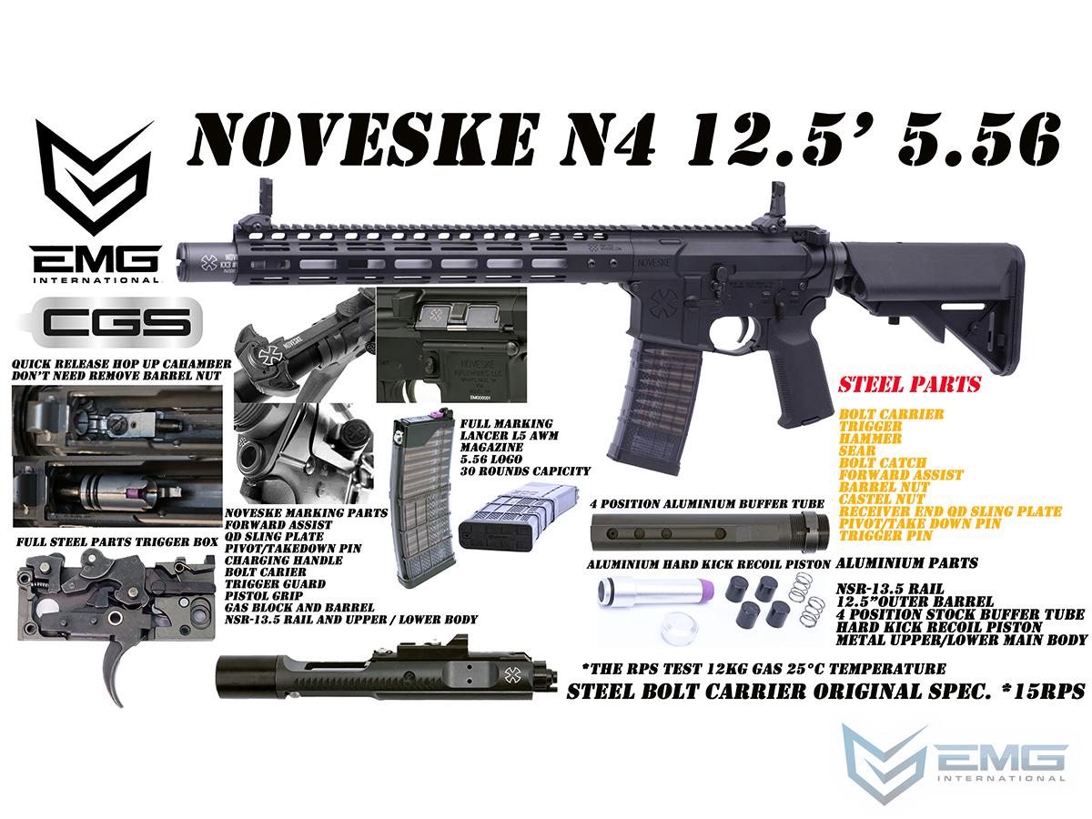 EMG CGS Series Noveske N4 Gas Blowback Airsoft Rifle by CYMA (Model: 13 ...
