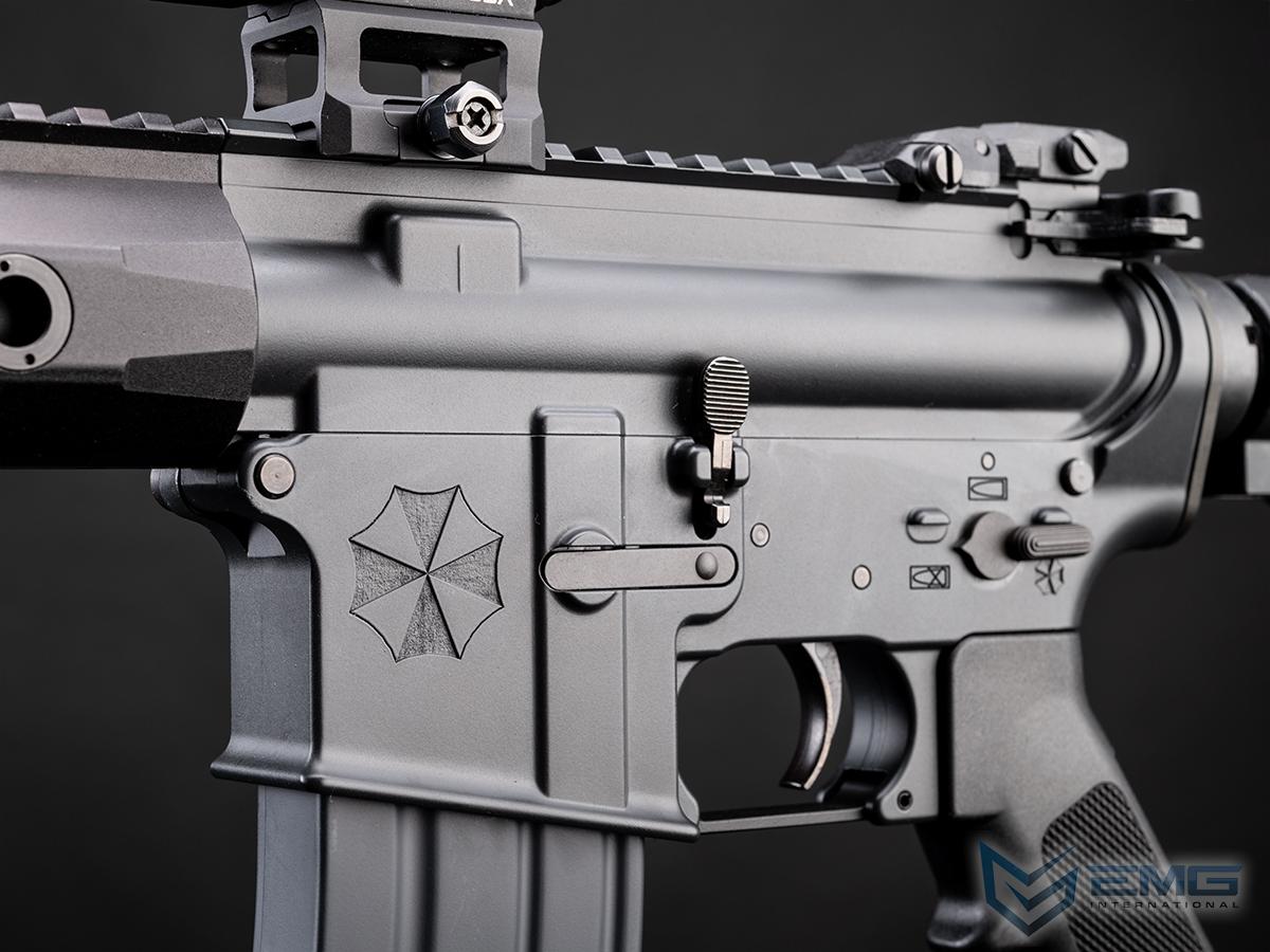EMG Helios CGS Series Umbrella Corporation Weapons Research Group Licensed AR-15 M-LOK Gas ...