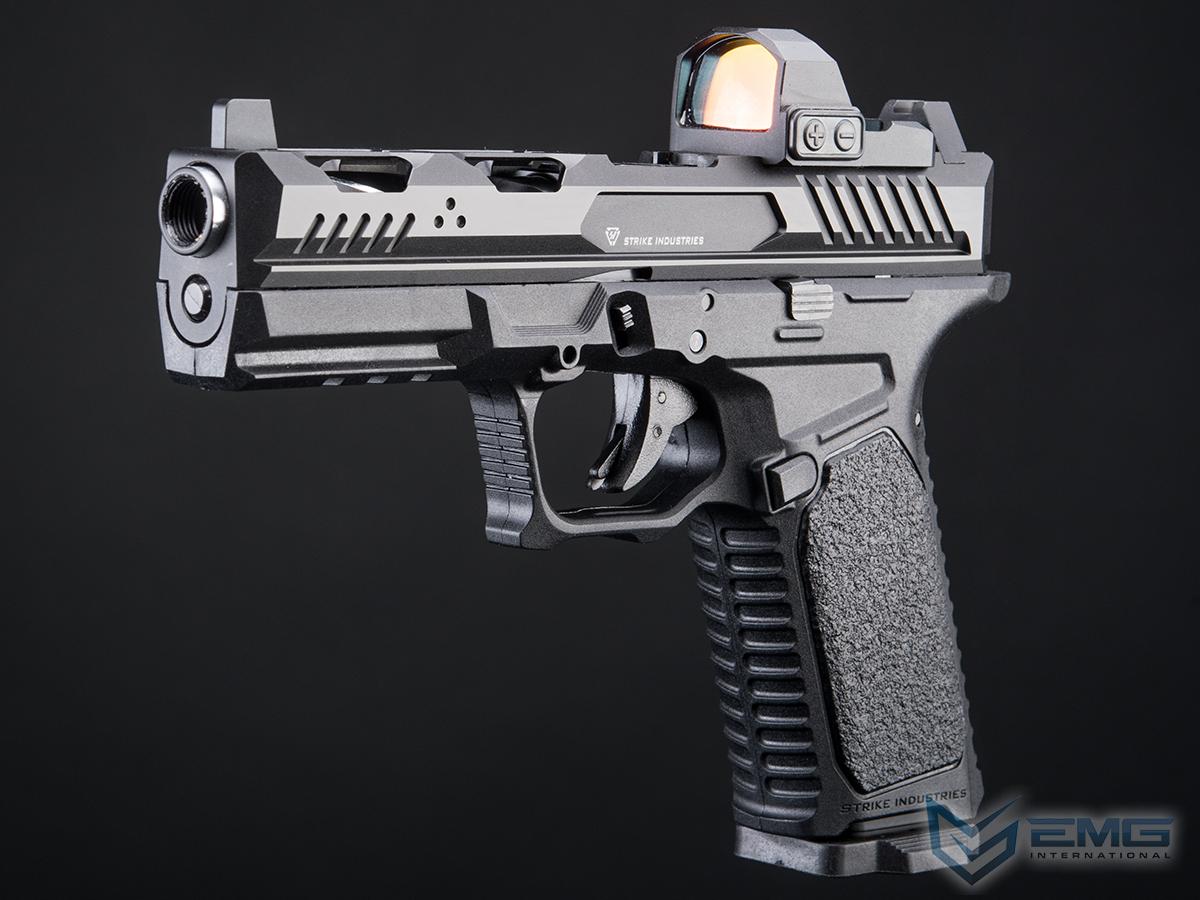 EMG Strike Industries ARK Airsoft Gas Blowback Pistol w/ STRIKE Frame (Model: Standard / Black ...