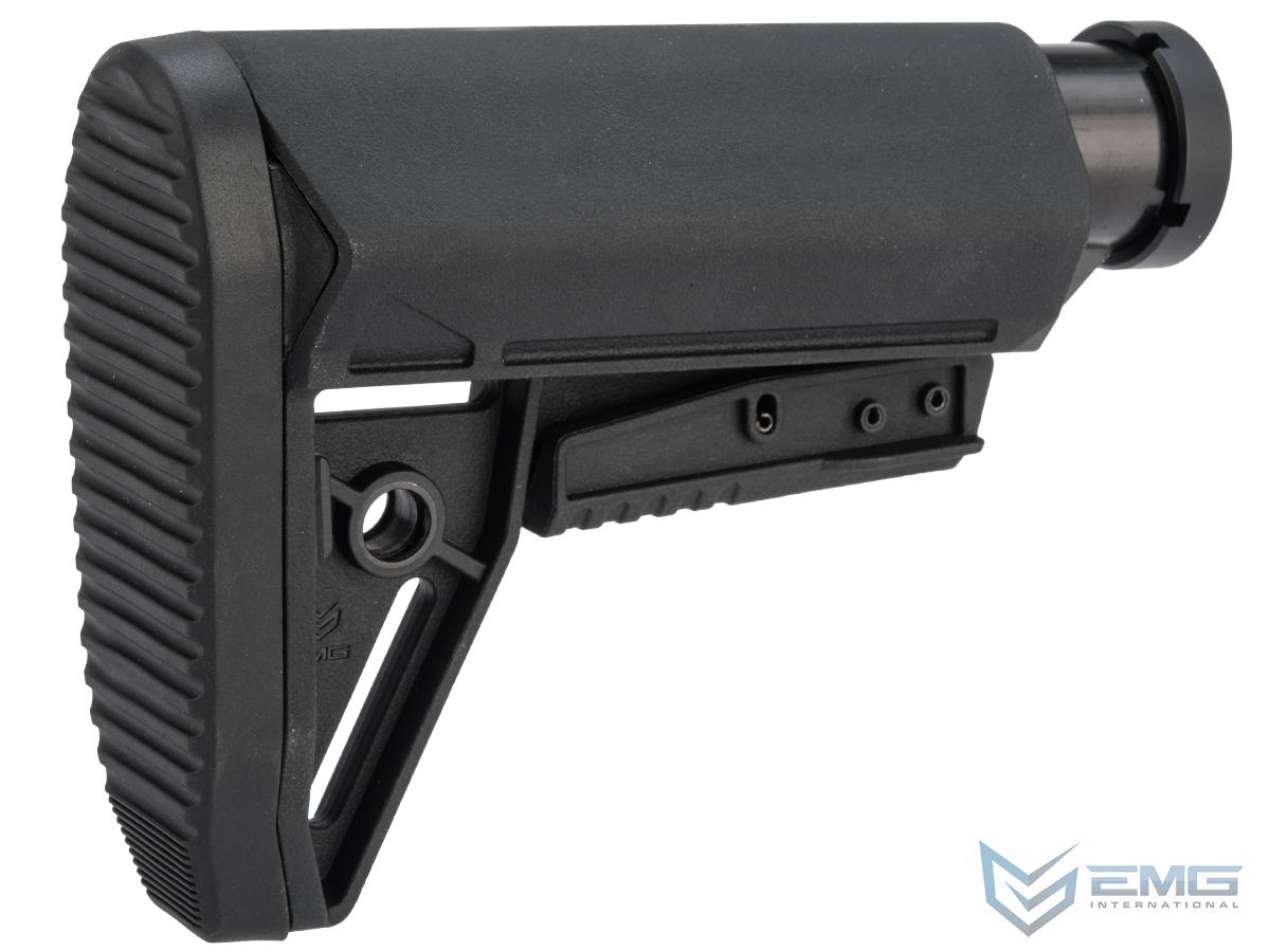 EMG "BRAVO" Slimline Retractable Stock for M4 Series Airsoft Rifles (Type: Compact w/ Buffer ...
