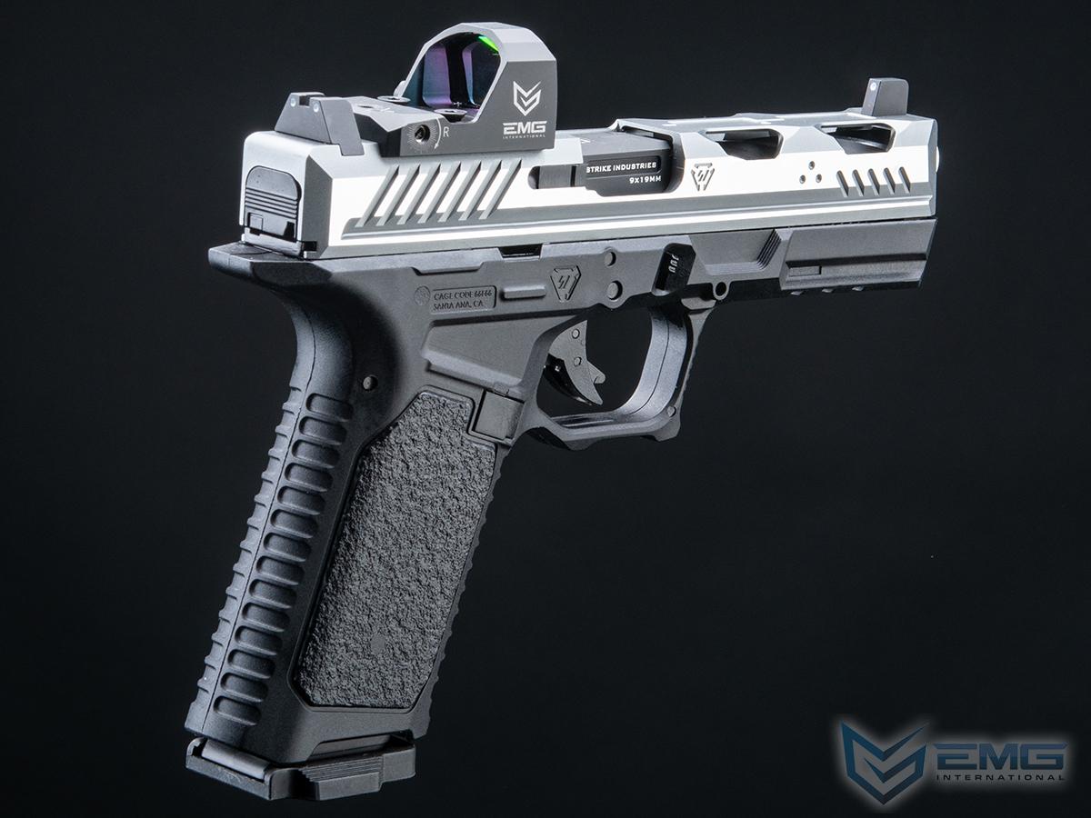 EMG Strike Industries ARK Airsoft Gas Blowback Pistol w/ STRIKE Frame (Model: Standard / Grey ...