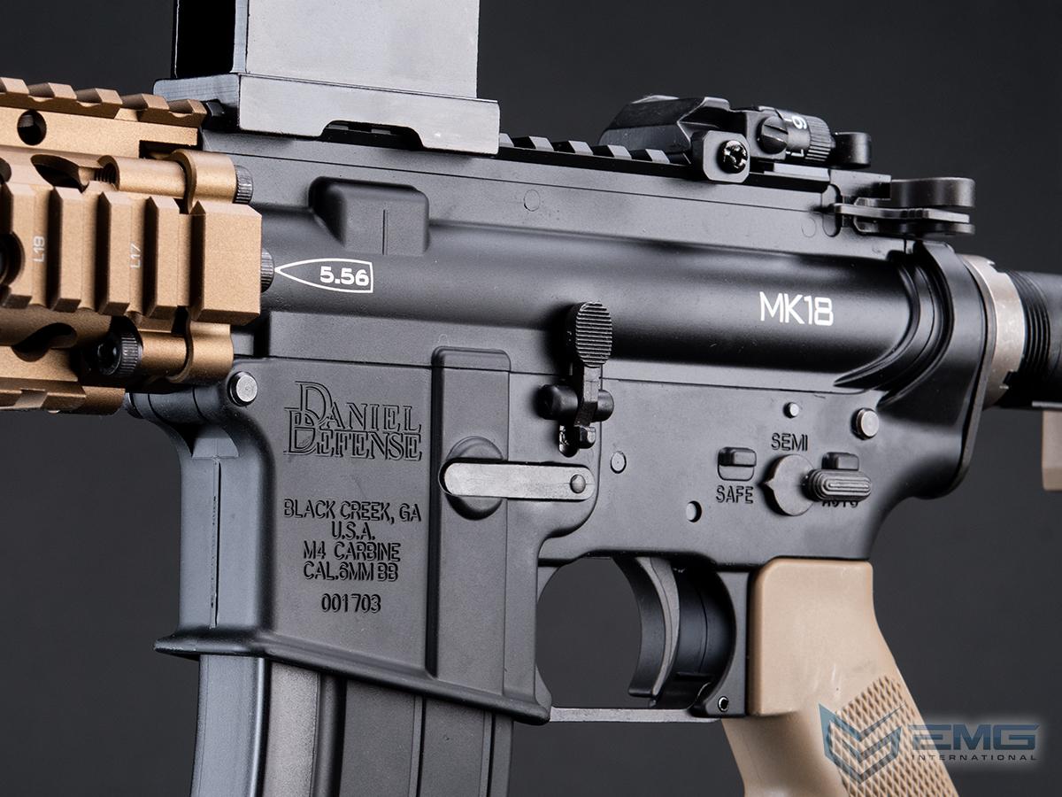 EMG / Daniel Defense Licensed M4A1 SOPMOD Block II Gas Blowback Airsoft Rifle (Model: Two-Tone ...