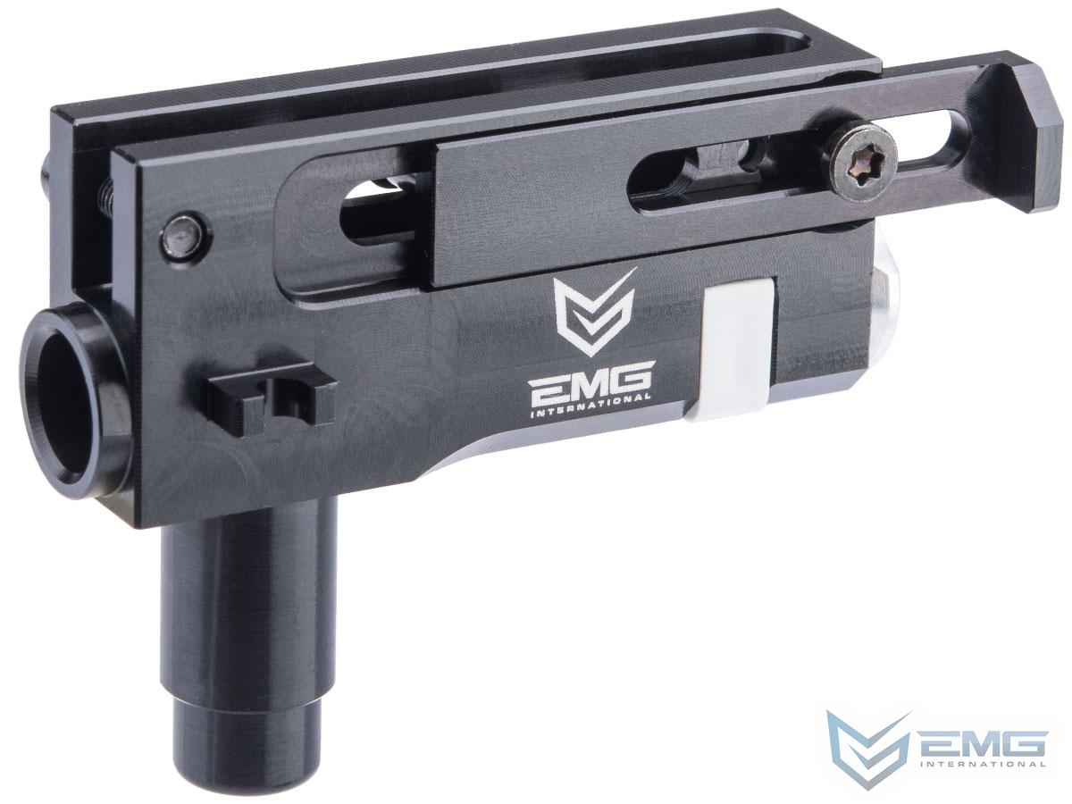 EMG x Retro Arms CNC Machined Aluminum Hop-Up Unit for AK Series Airsoft AEGs (Color: EMG Black ...