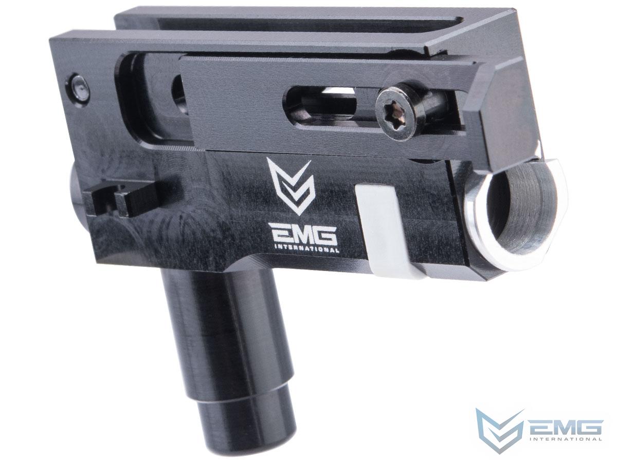 EMG x Retro Arms CNC Machined Aluminum Hop-Up Unit for AK Series Airsoft AEGs (Color: EMG Black ...