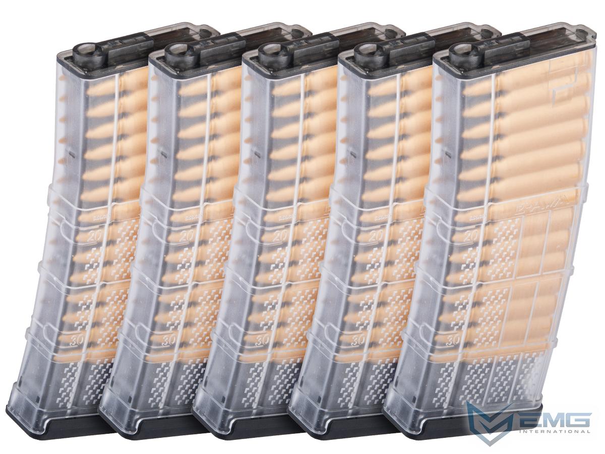 EMG 190rd Lancer Systems Licensed L5 AWM Airsoft Mid-Cap Magazines ...