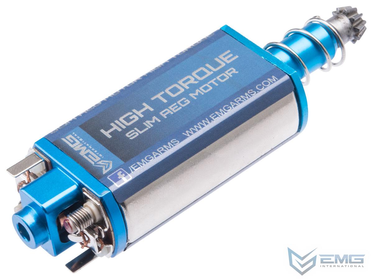 EMG MilSim Spec Slim Long-Type Motor for Airsoft AEGs (Model: Blue ...