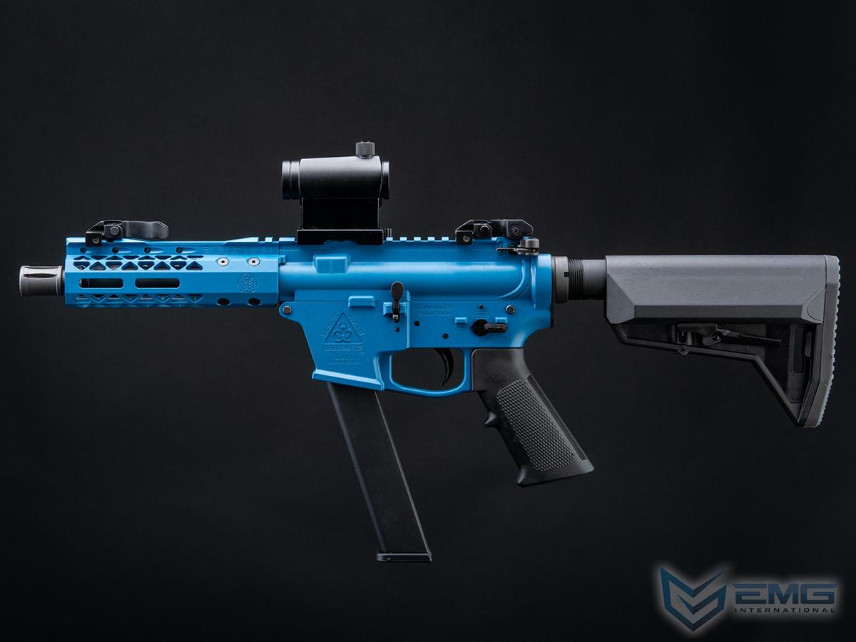 EMG Black Rain Ordnance BRO 9mm Gas Blowback Airsoft Rifle (Model: SBR ...