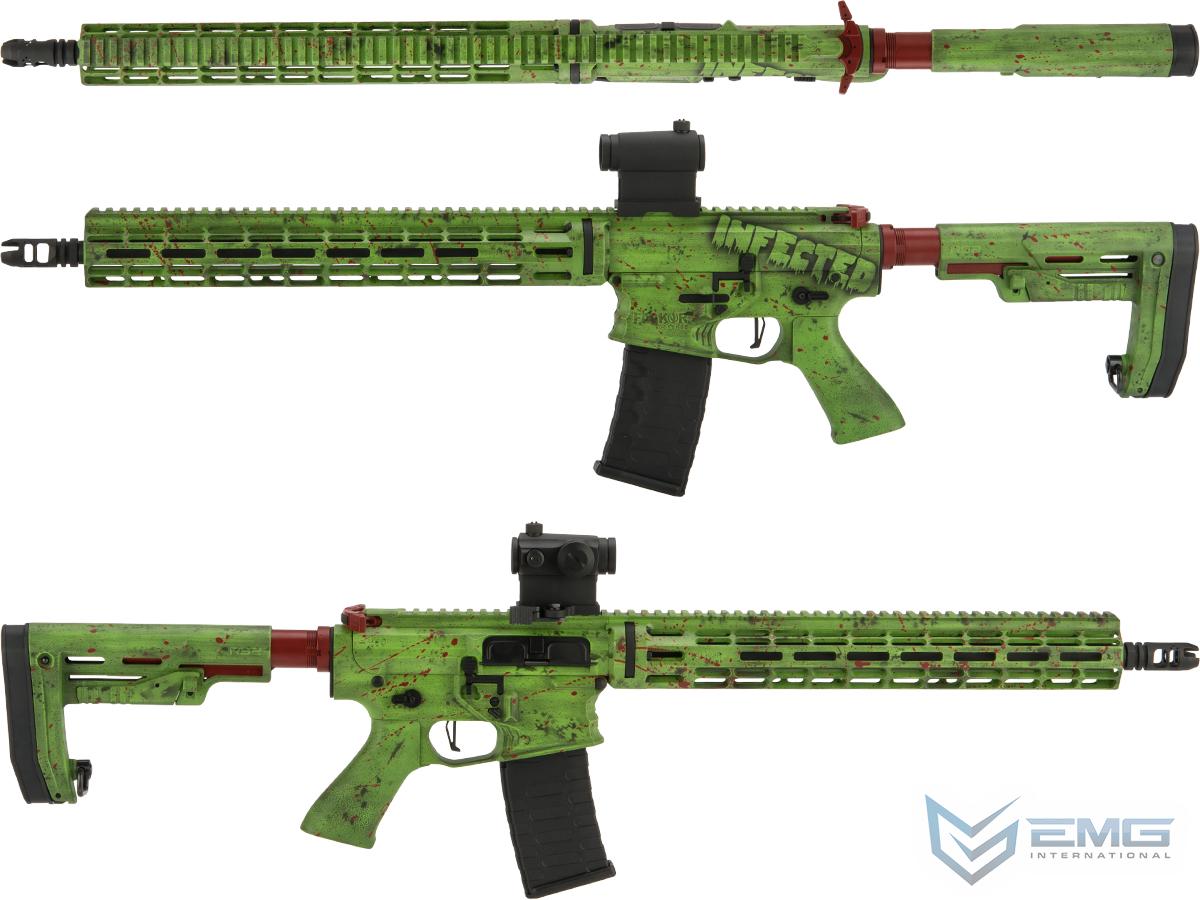 EMG Custom Cerakote Falkor AR-15 RECCE Training Weapon M4 Airsoft AEG ...