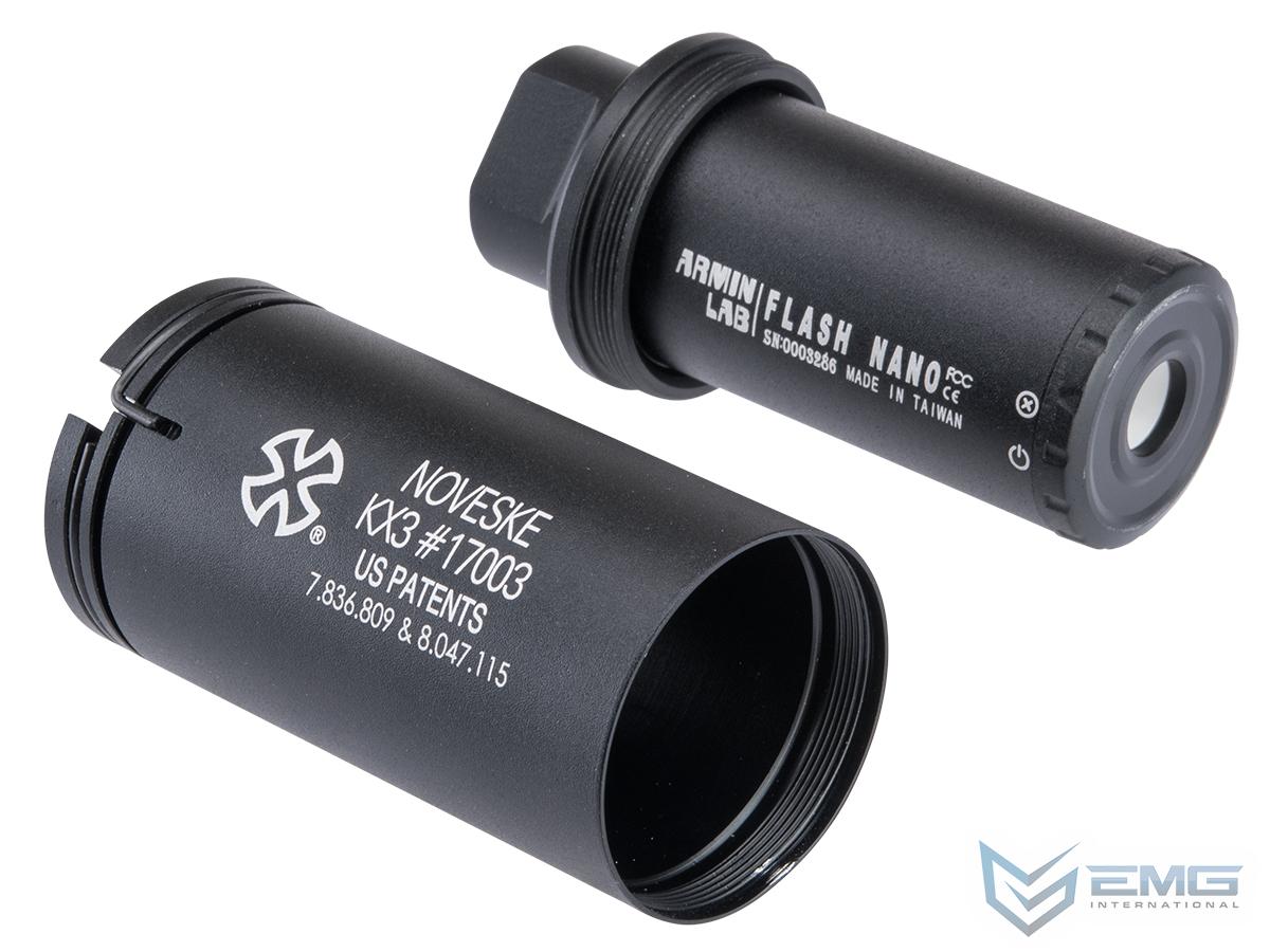 EMG Noveske Flash Hider w/ Built-In Nano Compact Rechargeable Tracer ...