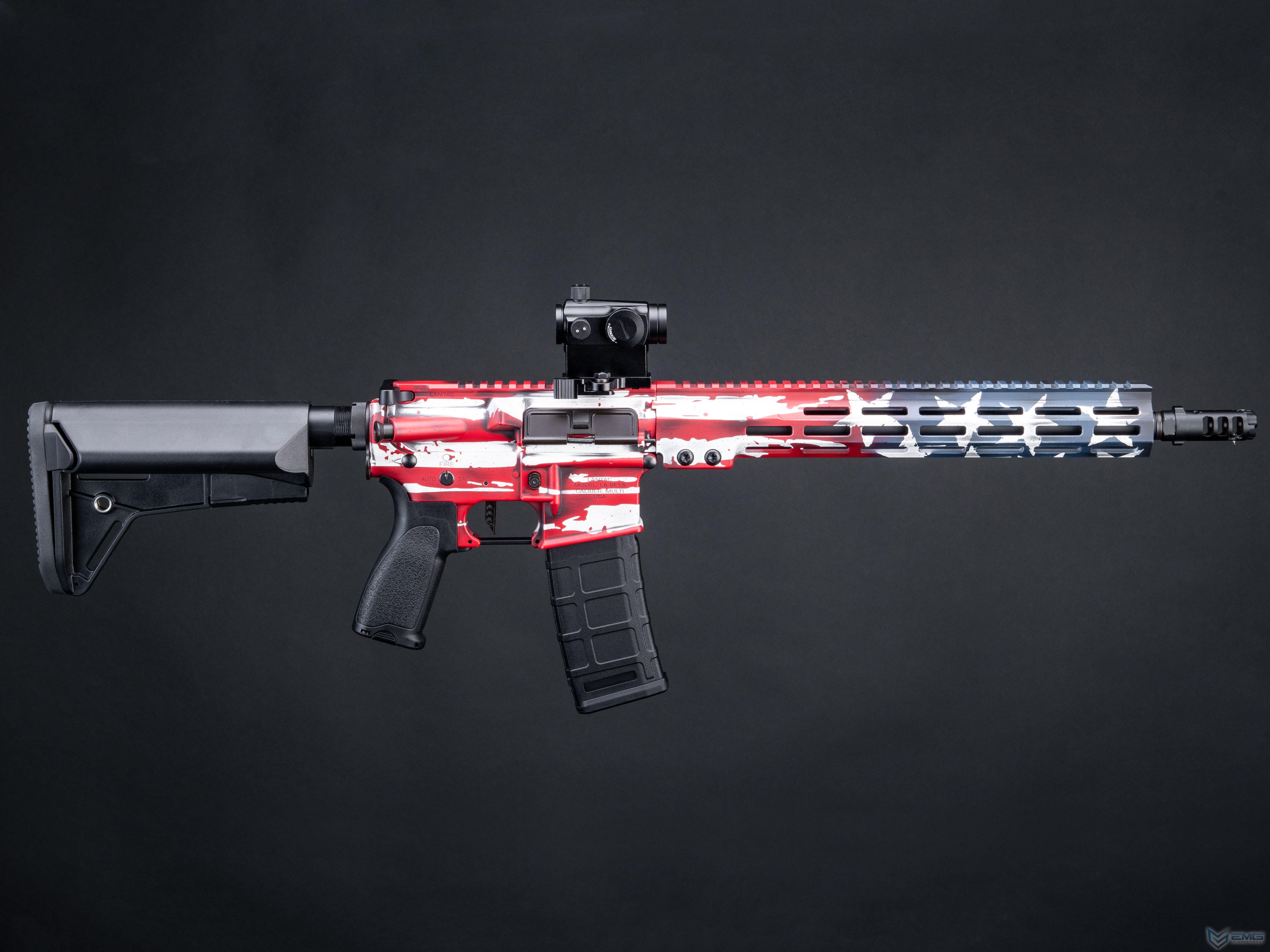 EMG Custom LanTac Licensed LA-SF15 Receiver M-LOK Airsoft AEG Rifle w ...