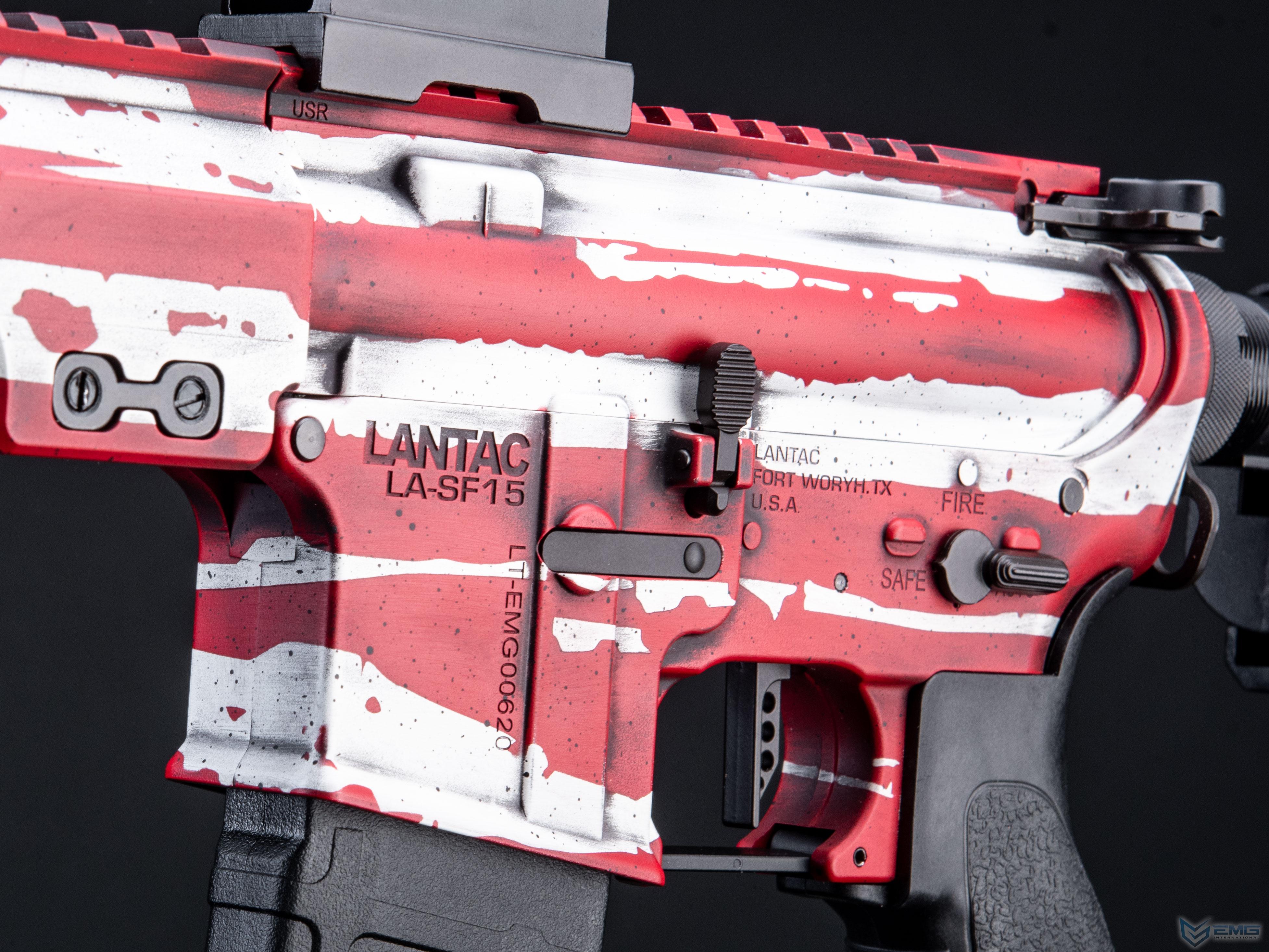 EMG Custom LanTac Licensed LA-SF15 Receiver M-LOK Airsoft AEG Rifle w ...