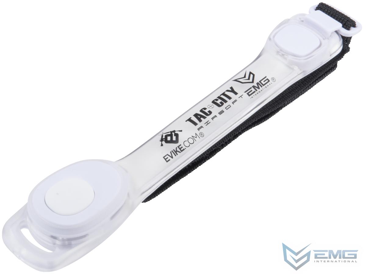 EMG Airsoft Nation Arm Band IFF LED Markers (Model: White / Tac City ...