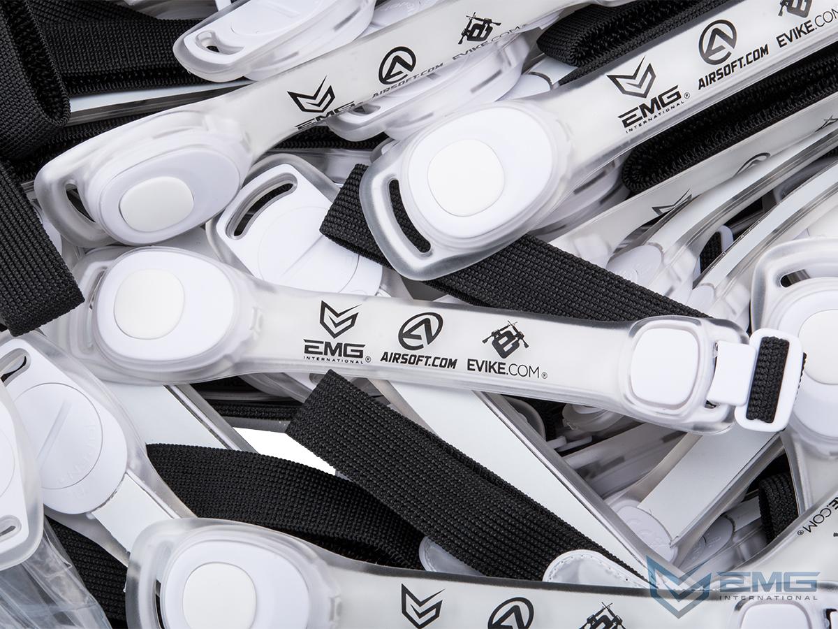EMG Airsoft Nation Arm Band IFF LED Markers (Model: White / Airsoft.com ...