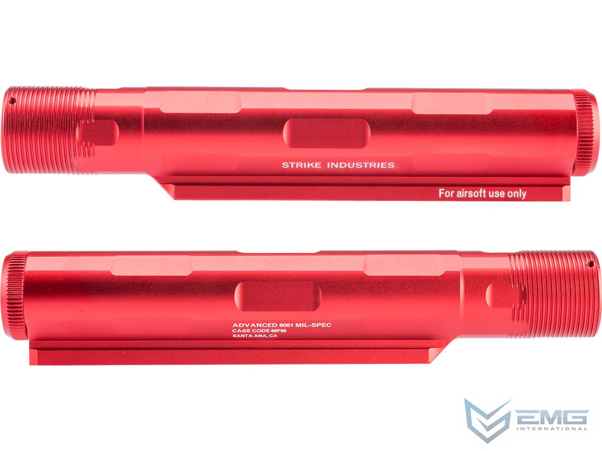 EMG Strike Industries Licensed 6 Position Buffer Tube for M4 Airsoft AEG Rifles by CYMA (Color ...