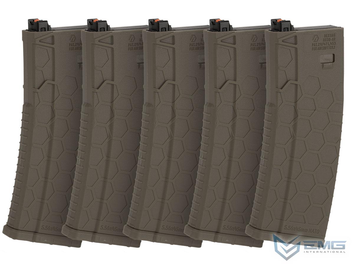 EMG Helios Hexmag Airsoft 120rds Polymer Mid-Cap Magazine for M4 / M16 ...