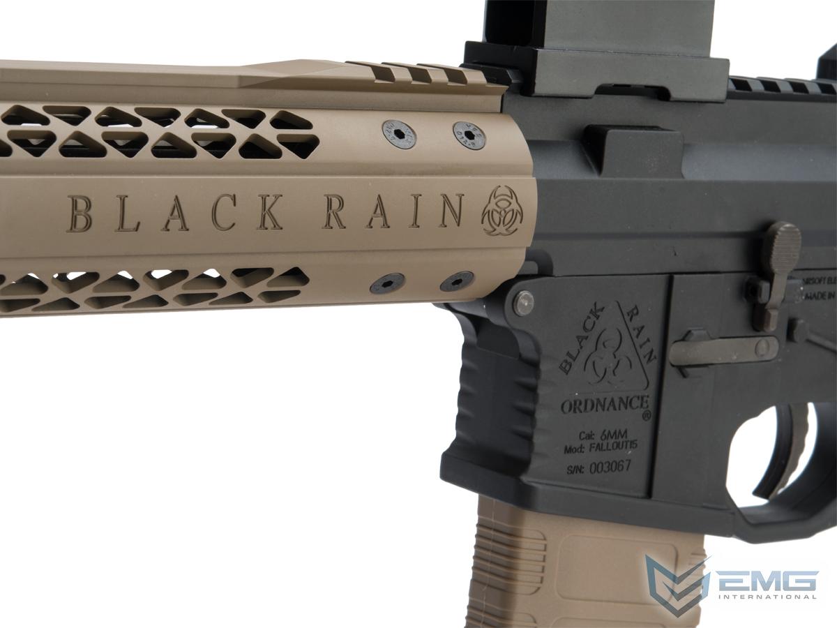 EMG Black Rain Ordnance BRO SPEC15 Licensed AR-15 Airsoft AEG Rifle (Color: Dark Earth / CQB ...