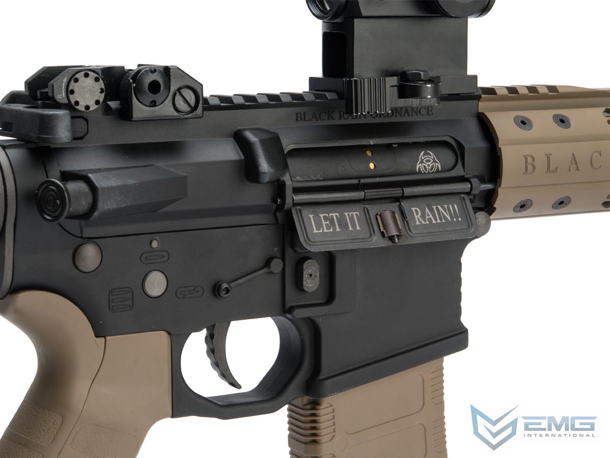 EMG Black Rain Ordnance BRO SPEC15 Licensed AR-15 Airsoft AEG Rifle (Color: Dark Earth / CQB ...