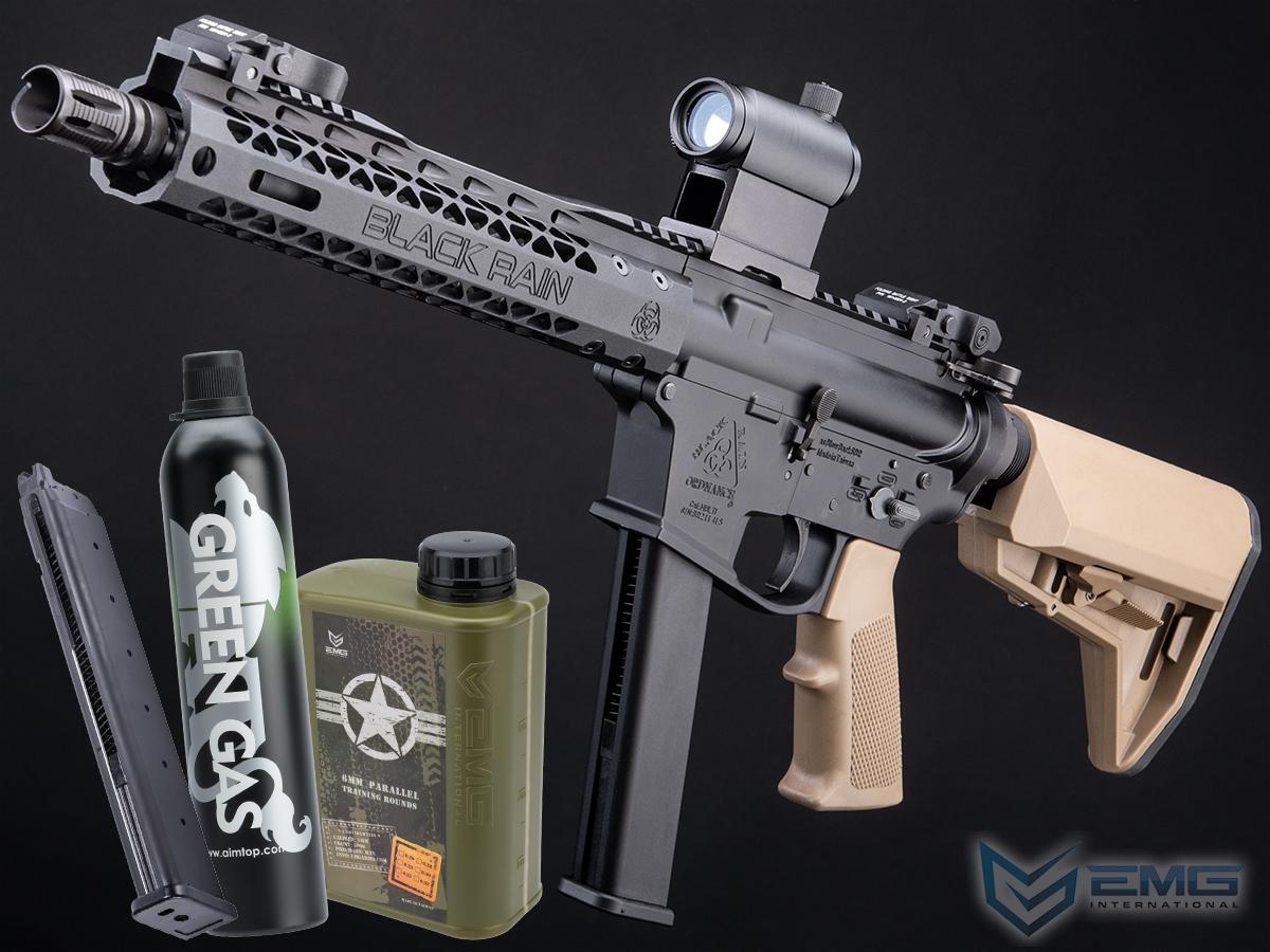 EMG Black Rain Ordnance BRO 9mm Gas Blowback Airsoft Rifle (Model ...