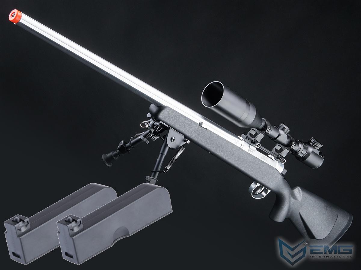EMG Barrett Fieldcraft Airsoft Precision Bolt-Action Sniper Rifle with ...