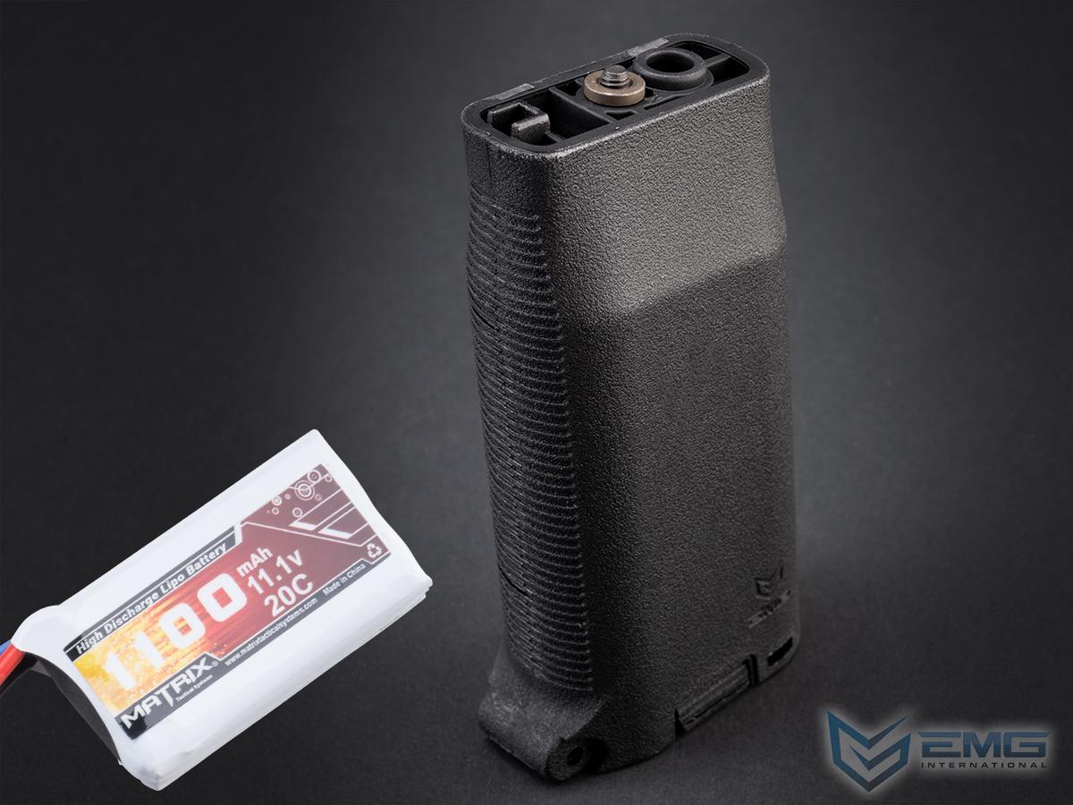EMG Battery Storage Vertical Grip (Color: Black / KeyMod / Battery ...